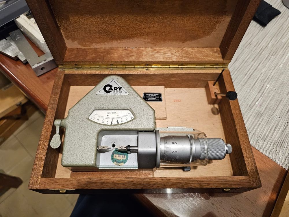 Cary Messgerät 0,001 mm, SWISS MADE, Uhrmacher, Mikrometer, | Kaufen auf Ricardo