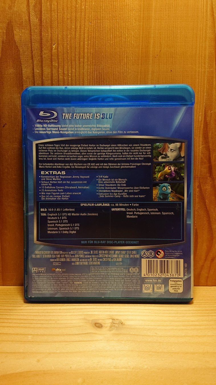 HORTON HÖRT EIN HU! Blu-Ray (Gebraucht) in Wilderswil für CHF 3.9 – mit ...
