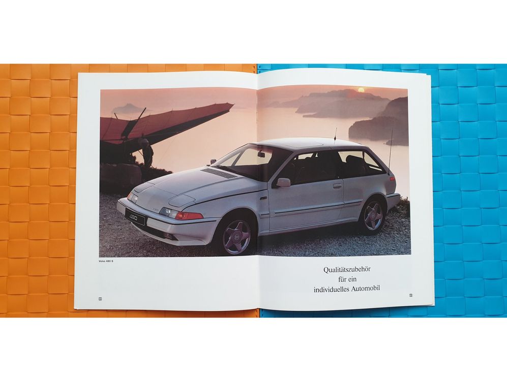 VOLVO 480 S / 480 TURBO - 1993 - Prospekt / Katalog (Neu (gemäss ...