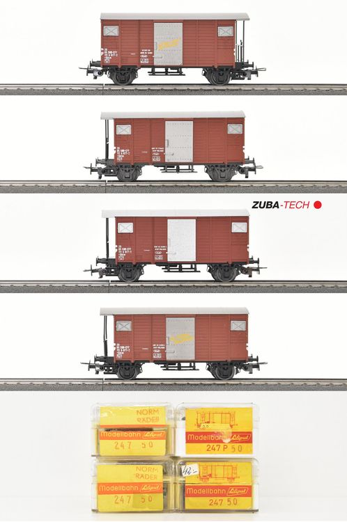 Liliput 4x 24750 Güterwagen der SBB H0 GS mit OVP (Gebraucht) in St. Gallen für CHF 42 – mit ...