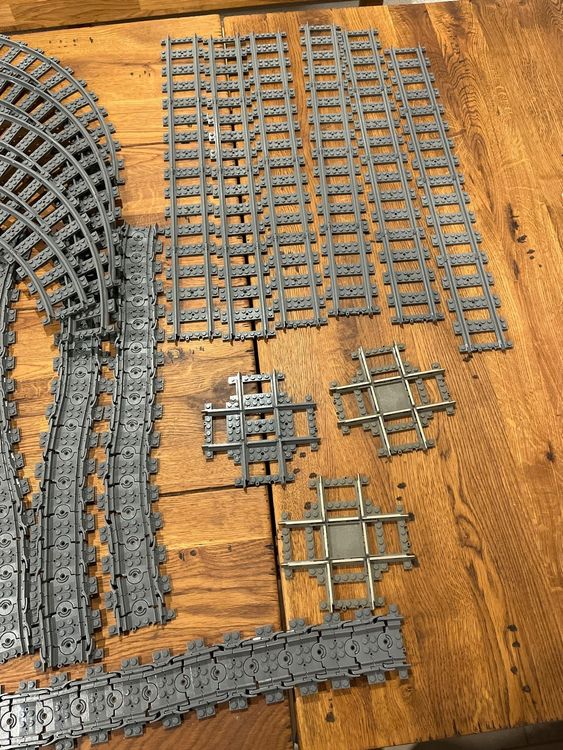 Lego Eisenbahn Schienen + Kreuzung, Packet 10 | Kaufen auf Ricardo