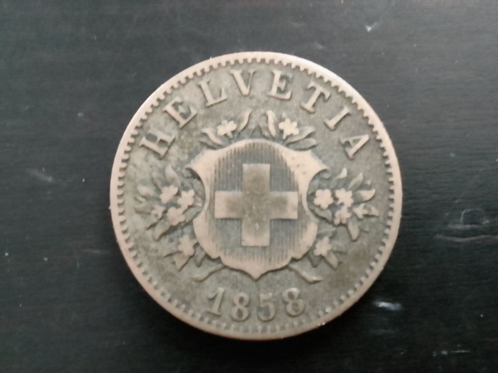 Pièce 20 centimes 1858 helvetia Rare superbe | Kaufen auf Ricardo