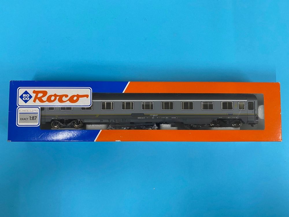 DC Roco FS Eurofima Schnellzugwagen 1. Klasse 1:87 ( 45220 ) (Gebraucht ...