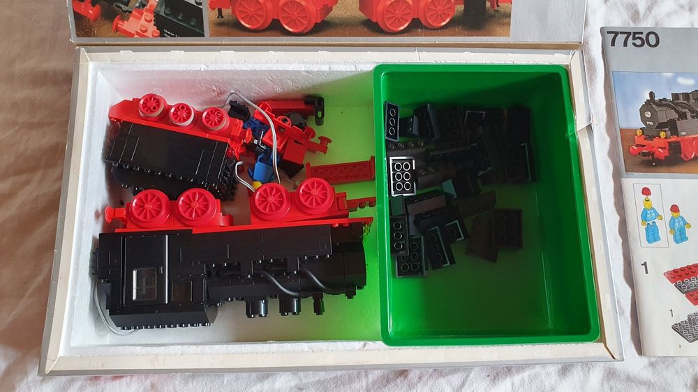 LEGO Eisenbahn 12V Dampflok 7750 selten OVP neuwertig | Kaufen auf Ricardo