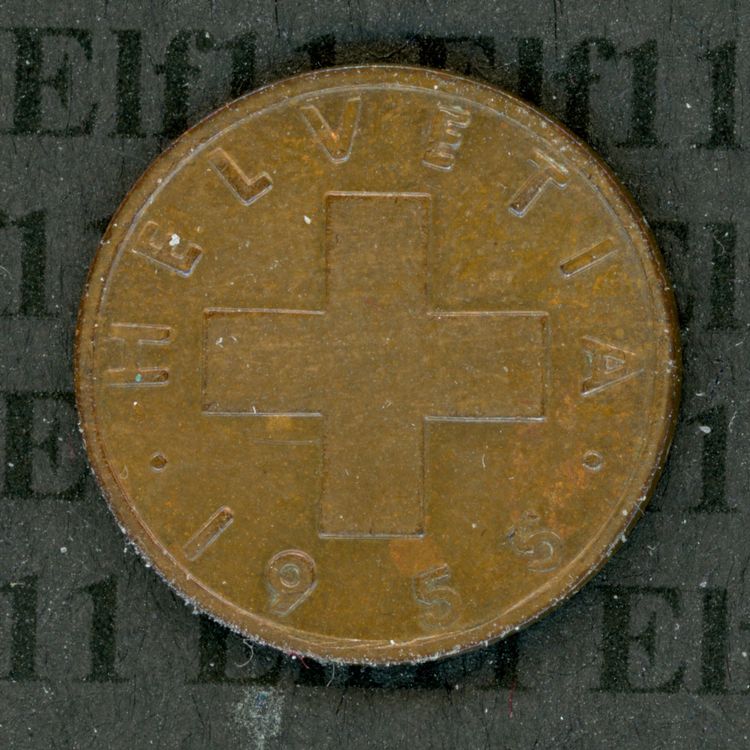 CHF___0.01 1955 -vz 1 Rappen | Kaufen auf Ricardo