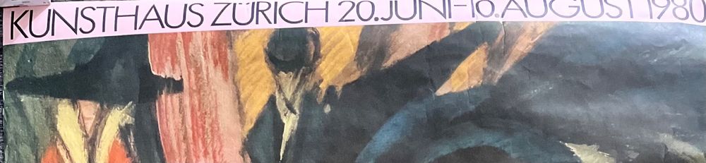 Kunsthaus Zürich 1980 Grosse Plakat | Kaufen auf Ricardo