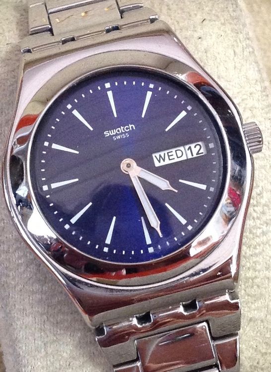 SWATCH IRONY swiss-made Day-Date ( Quartz / 35 mm ) (Gebraucht) in Oftringen für CHF 37 – nur ...