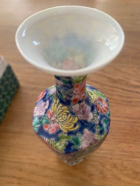 Vintage kleine chinesische Porzellan Vase ca. 1950 | Kaufen auf Ricardo