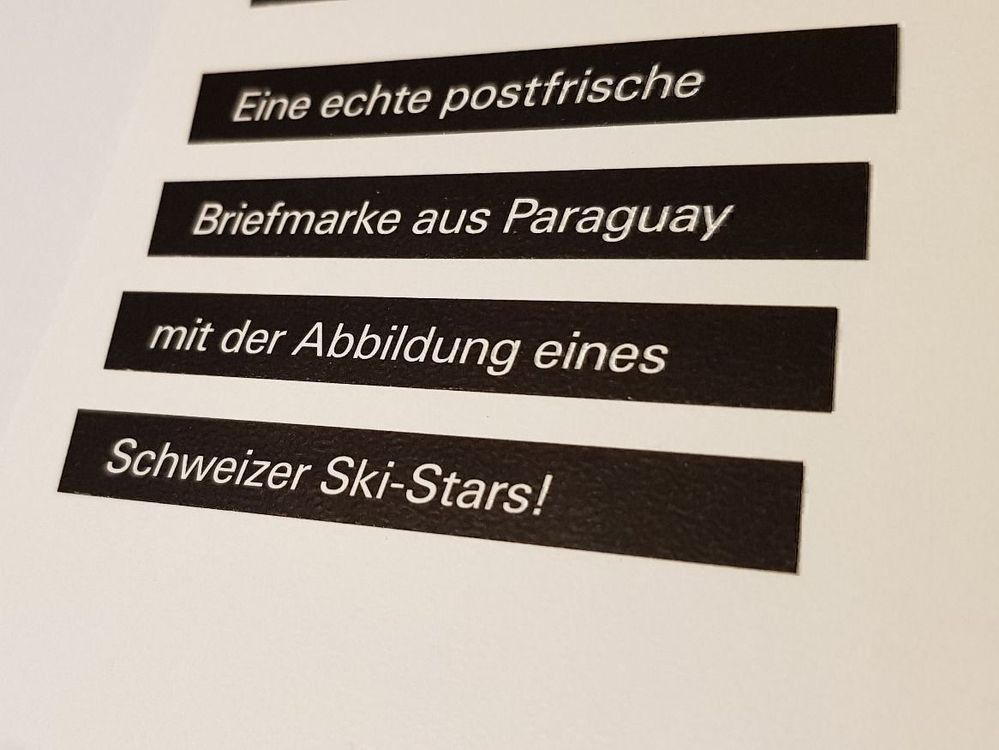 Maria Walliser Ski Olympia Lito Briefmarken Paraguay Gs1 (Neu (gemäss ...