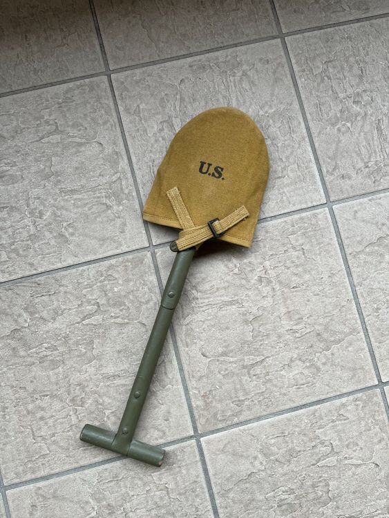 WWI / WWII US M1910 Trench Shouvel / Spade / Spaten (Gebraucht) in ...