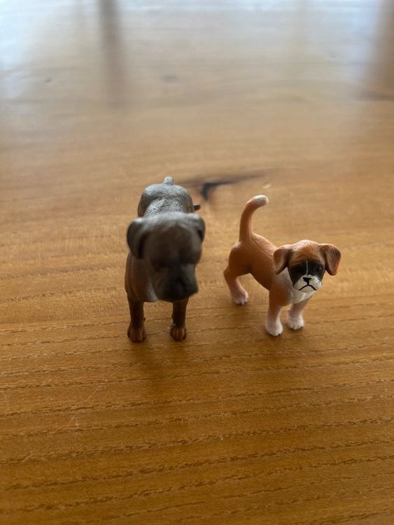 Schleich Boxer Rüde mit Jungtier (Gebraucht) in Weiningen ZH für CHF 5 ...
