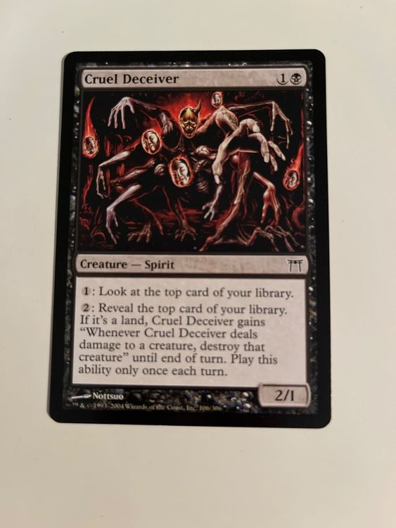 1 x Cruel Deceiver - Magic: The Gathering - MtG | Kaufen auf Ricardo