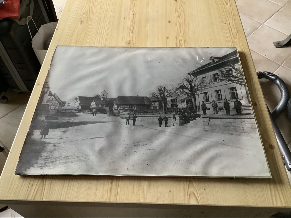 Oberwil BL antikes Foto gerahmt (Gebraucht) in Oberwil BL für CHF 14 – nur Abholung auf Ricardo ...