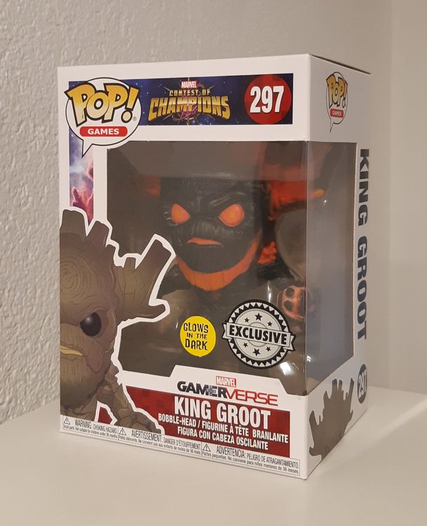 Funko Pop 297 - King Groot GITD (Neu und originalverpackt) in Egnach ...
