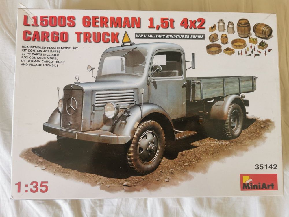1/35 L1500S Cargo Truck 1,5t Mercedes (MiniArt) | Kaufen auf Ricardo