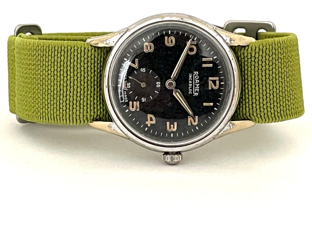 Roamer Military watch mit French Navy Armband - Ø 32.9mm | Kaufen auf ...