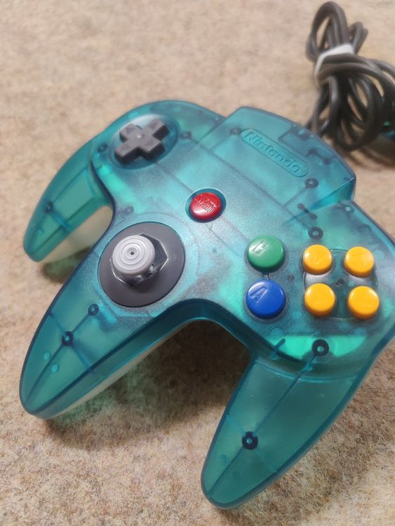 Nintendo 64 Controller Clear Blue | N64 | Kaufen auf Ricardo