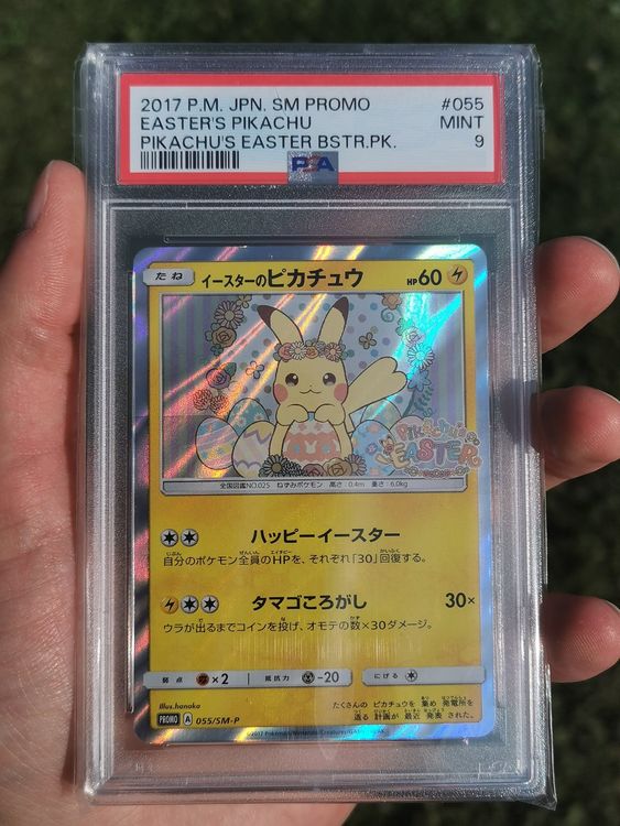 [PSA 9] Jap. Easter's Pikachu Holo Promo Pokemon (Neu (gemäss Beschreibung)) in Widen für CHF ...
