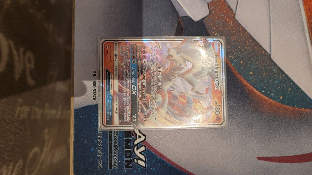 Pokemonkarte Reshiram GX (Gebraucht) in Flawil für CHF 5 – mit Lieferung auf Ricardo kaufen