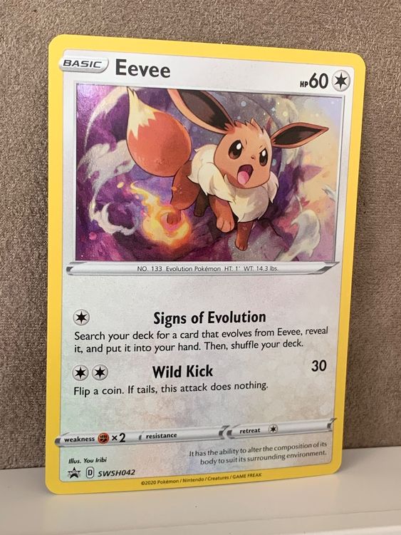 Eevee Holo Promo ENG Pokemon SWSH042 (Gebraucht) in Fislisbach für CHF ...
