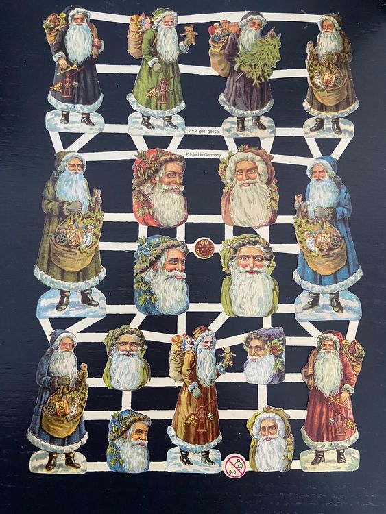 Oblaten Nikolaus Weihnachten Nostalgie Glanzbilder (Neu und originalverpackt) in Luzern für CHF ...