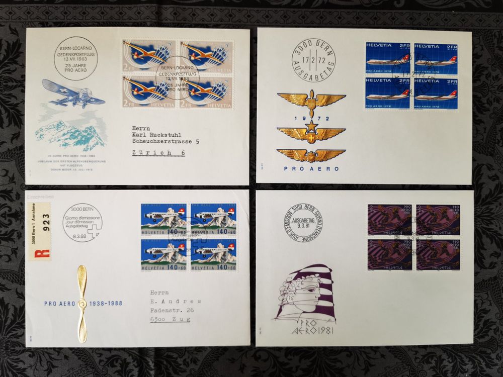 4 Pro Aero ET Flugbriefe F46/47/48/49 | Kaufen auf Ricardo