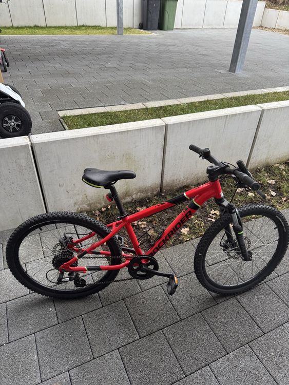 Kinderfahrrad Mountainbike 24 Zoll Rockrider ST 900 rot (Gebraucht) in Bettlach für CHF 150 ...