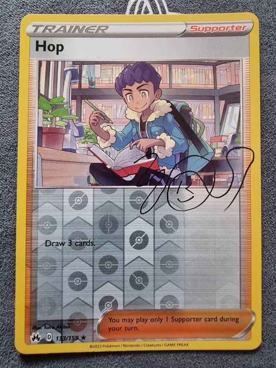Pokémon Hop signed ENG 133/159 NM | Kaufen auf Ricardo