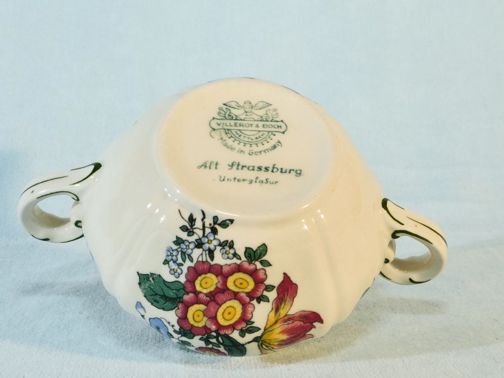 Villeroy & Boch Design alt Strassburg Zuckerdose (Gebraucht) in ...