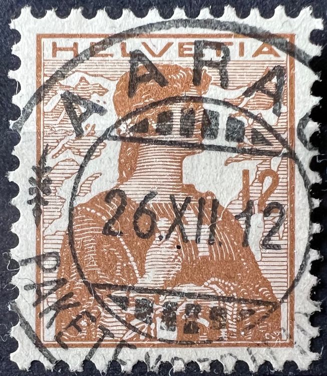 1907 Helv. Brustbild Zst 121 Voll-⦿ Aarau | Kaufen auf Ricardo