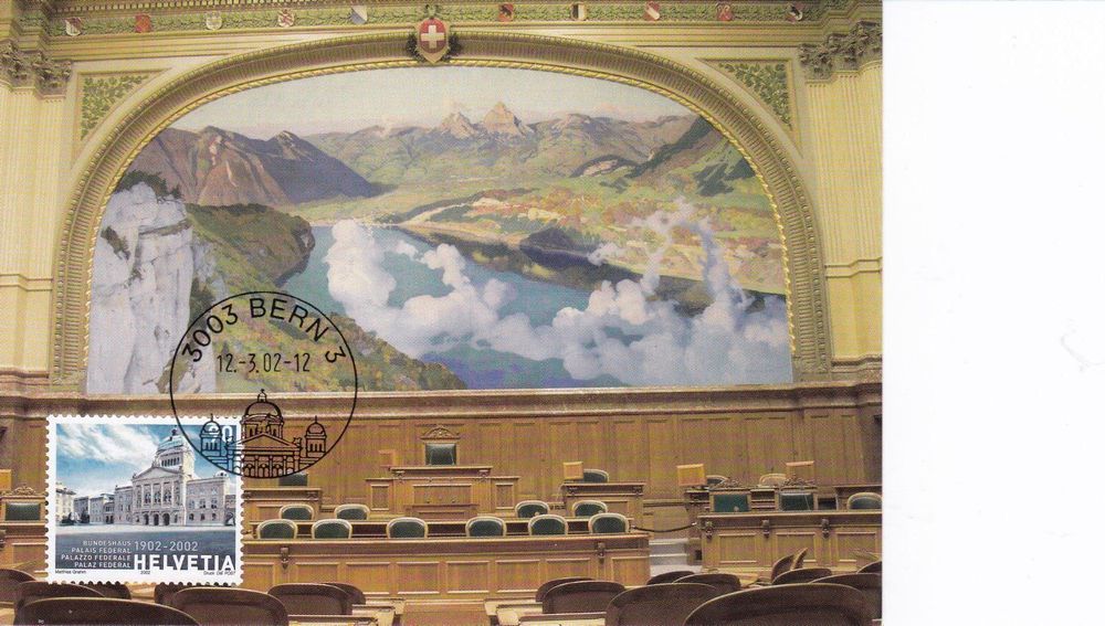 Postkarte "100 Jahre Bundeshaus, S-Stmp. | Kaufen auf Ricardo