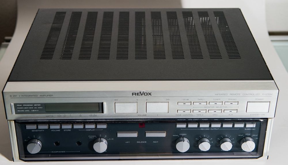 ReVox B251 Vollverstärker mit HiFi Zeile Modul (Gebraucht) in Riehen ...