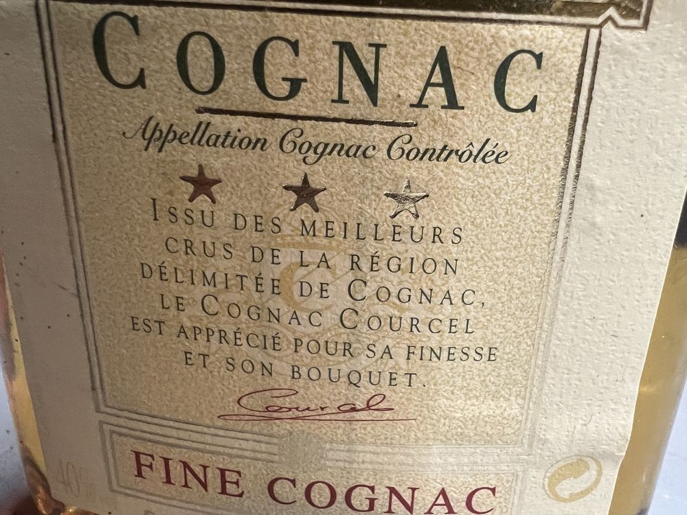 COGNAC COURCEL BOUTEILLE ENTAMÉE | Kaufen auf Ricardo
