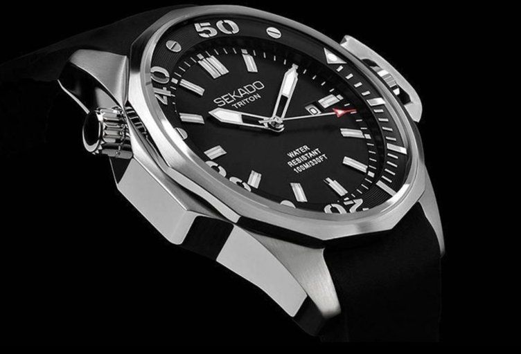 Sekado Triton uhr Batterie gewechselt Seiko VD 53 Quarzwerk (Neu ...