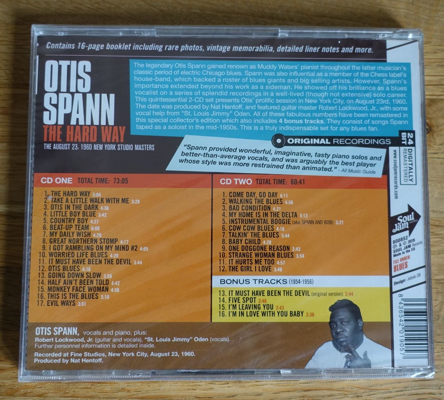 Otis Spann – The Hard Way (2 CDs) - D6 (Neu und originalverpackt) in ...