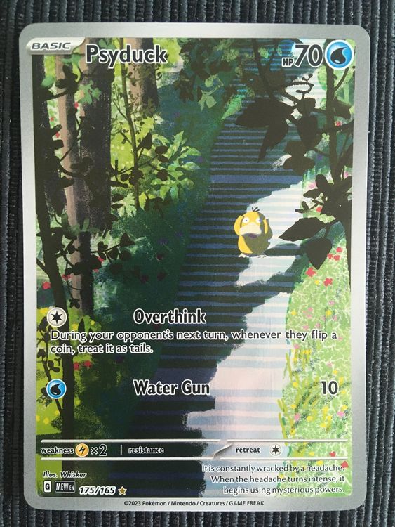 Pokemon Scarlet Violet 151 Psyduck Art Rare Englisch | Kaufen auf Ricardo