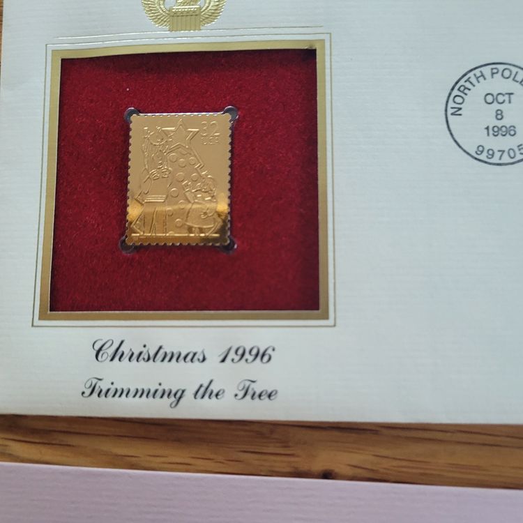 Brief mit Vergoldene Vignette USA 24 Cararts North Pole 96 (Gebraucht ...