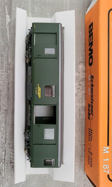 Bemo H0m RhB Gepäckwagen 3269 101 D 4210 orange OVP (Neu (gemäss ...