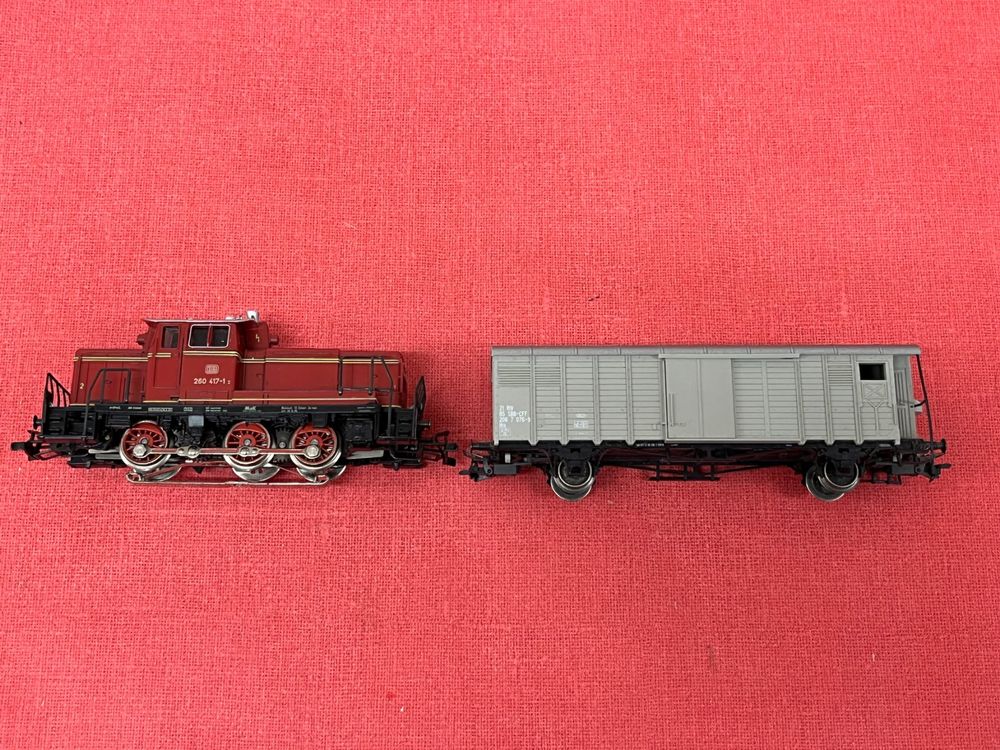 Märklin Diellok HO Analog 3064 WS 260-417-1 mit Wagen OVP (Gebraucht ...