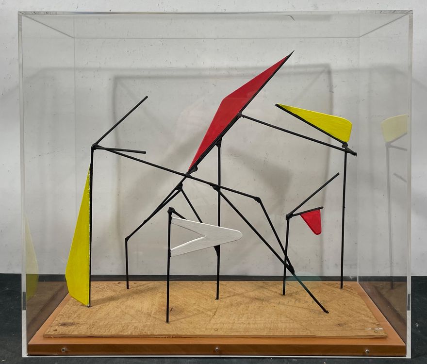 Moderne Interessante grosse Skulptur unleserlich Signiert (Gebraucht) in Root für CHF 550 – mit ...