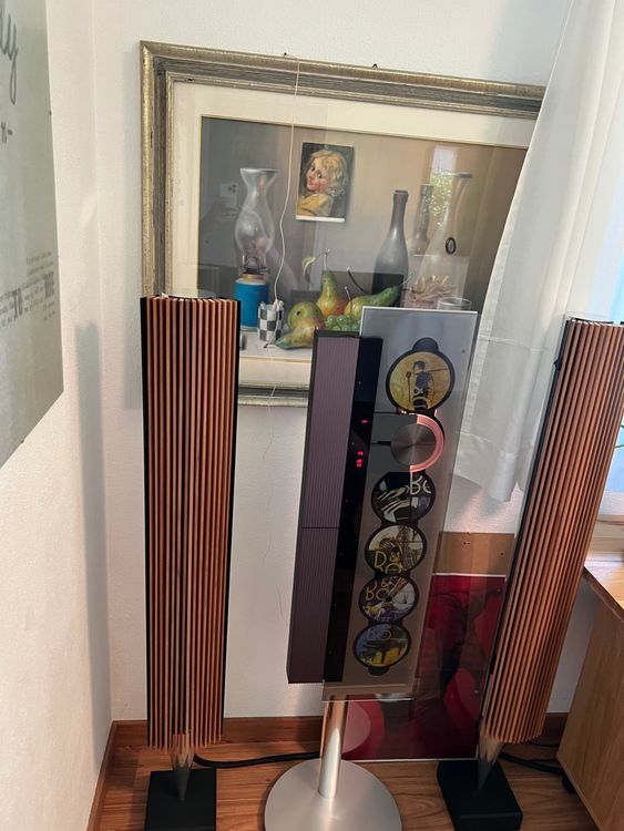 Pair of Custom made Wood Covers for iconic B&O Beolab 8000 (Neu (gemäss ...