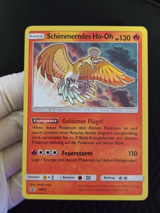 Schimmerndes / Shiny Ho-Oh Pokemon Karte (Gebraucht) in Killwangen für ...