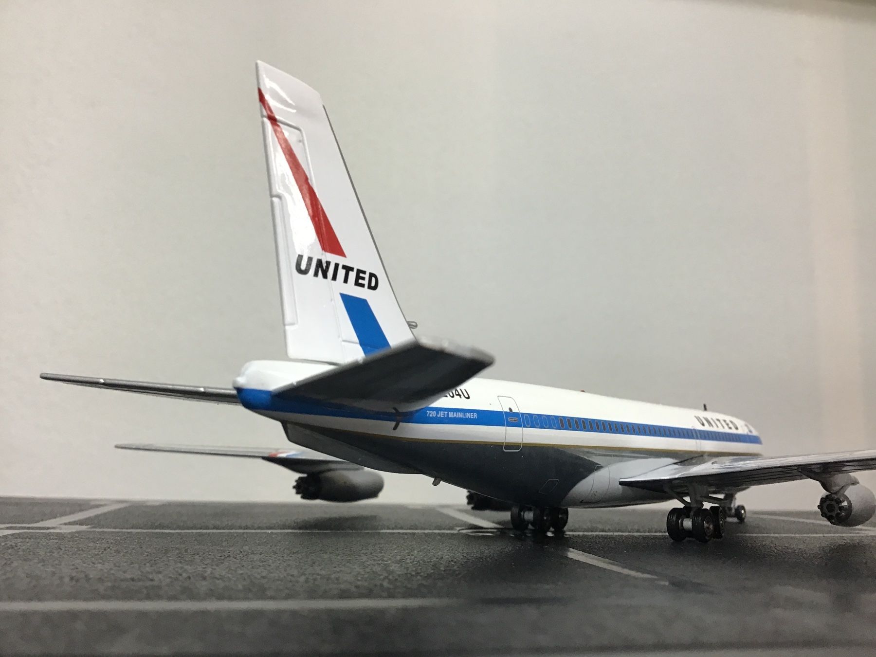 Boeing 720 Jet Mainliner, United, 1:200 Sammlerstück (Neu (gemäss ...