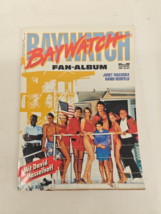Baywatch Fan Album Magazin mit David Hasselhoff für Sammler | Kaufen ...