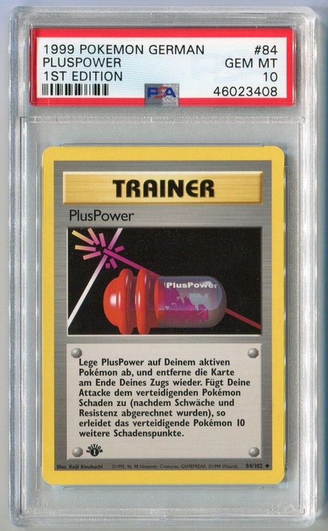PSA 10 Pluspower 84/102 Basis 1.Edition | Kaufen auf Ricardo