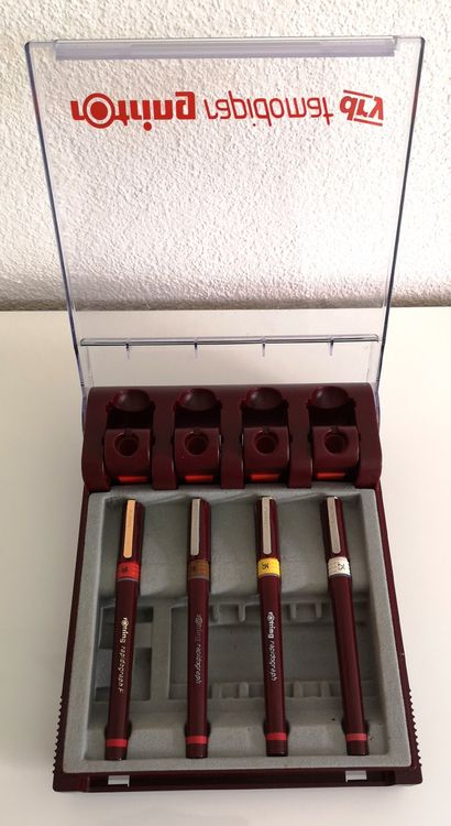 Rotring Rapidomat dry techn. Tuschstifte mit viel Zubehör | Kaufen auf ...