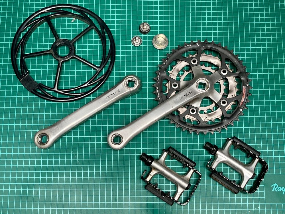 RETRO! Manivelles Shimano Deore LX FC-M563 / 175 mm. (Gebraucht) in ...