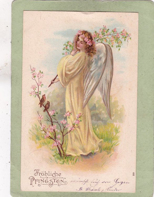 Pfingsten Engel Blumen Vögel 1907 (Gebraucht) in Herisau für CHF 4 ...