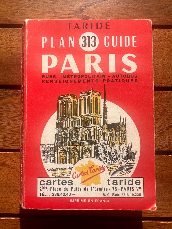 GUIDE PARIS CARTE TARIDE 1974 (Gebraucht) in Savigny für CHF 9 – mit ...
