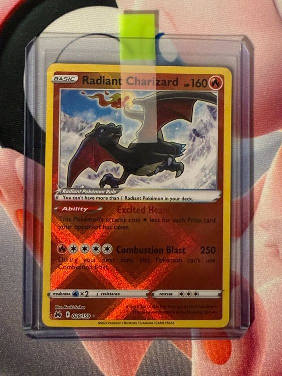 Radiant Charizard 020/159 Crown Zenith UR NM Pokemon | Kaufen auf Ricardo